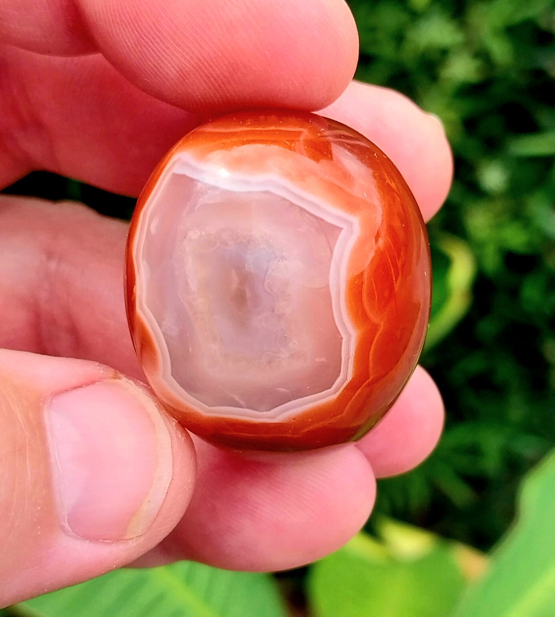 Rare and Beautiful Red Sashe River Agate Tumble. Banded Agate. Purple ...