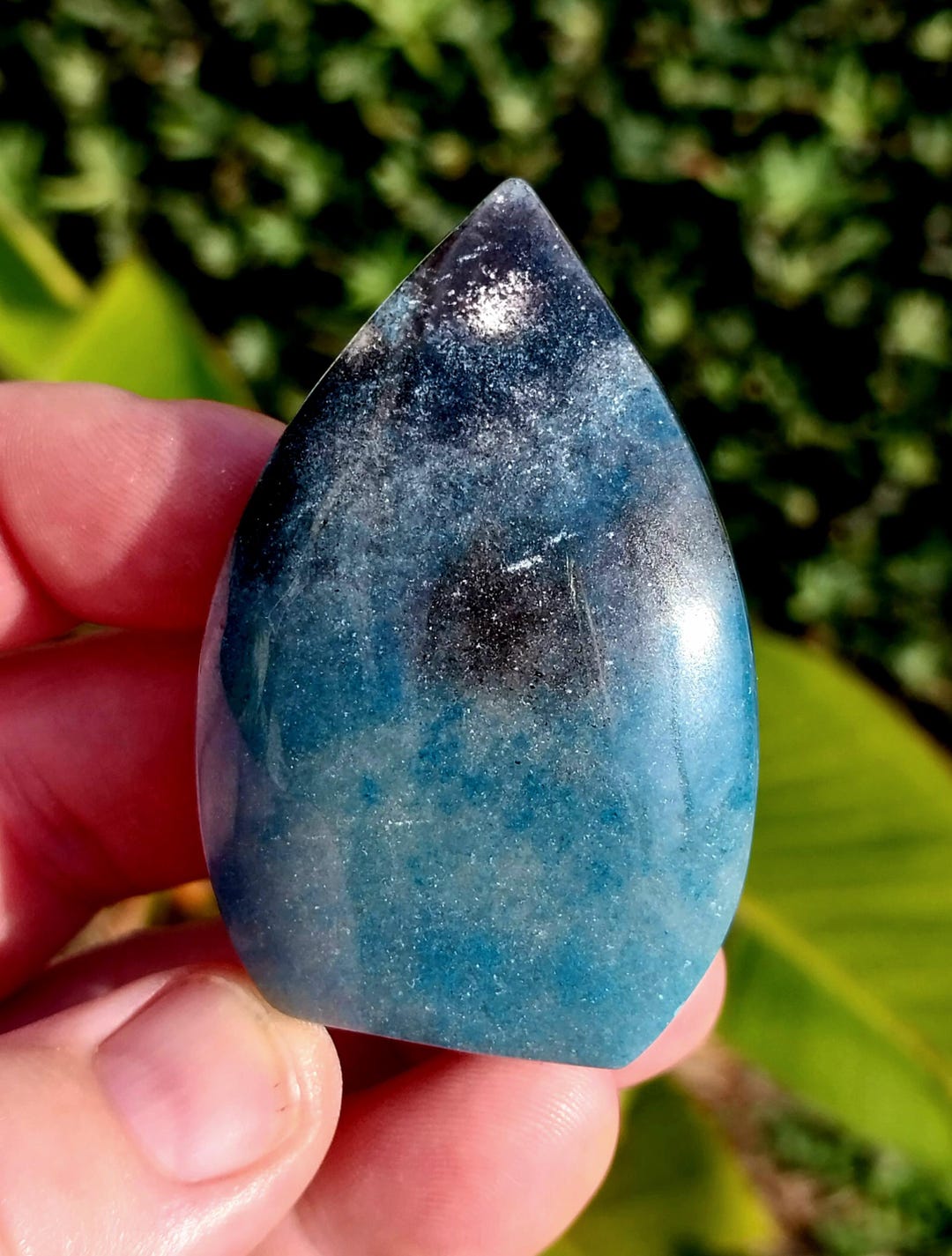 Beautiful Blue Trolleite Teardrop Freeform! Trolleite Freeform. Blue ...