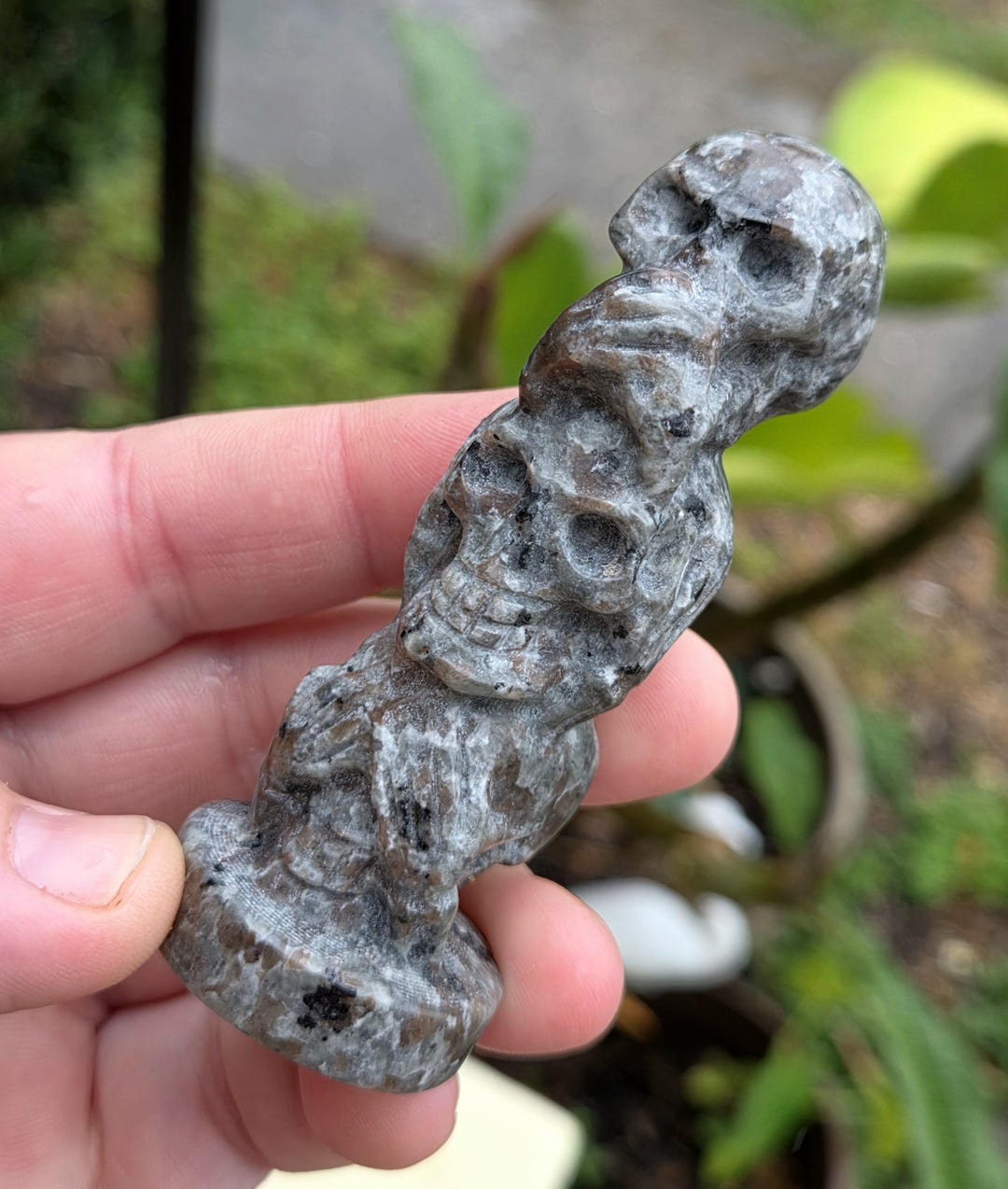 Flashy Yooperlight 3 Evils Skull! Crystal Skulls. Yooperlite Crystal ...