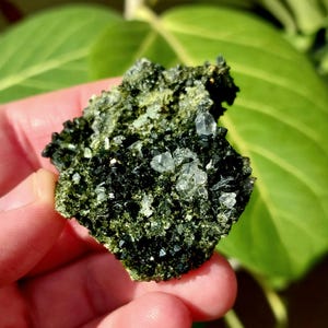 Epidote Spectrolite Forest Fairy Quartz Specimen! Epidote Specimen ...