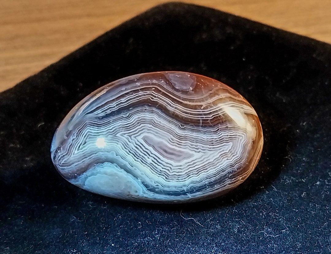 Rare and Beautiful Red Sashe River Agate Tumble. Banded Agate. Red ...