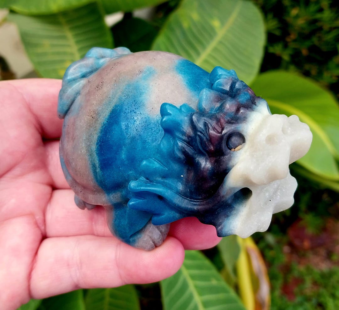 Large Blue Trolleite Dragon Turtle! Trolleite Dragon Turtle. Blue ...