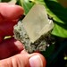 Mossy 2 Sided Green Lodolite Garden Quartz Palm Stone. Garden Lodolite ...