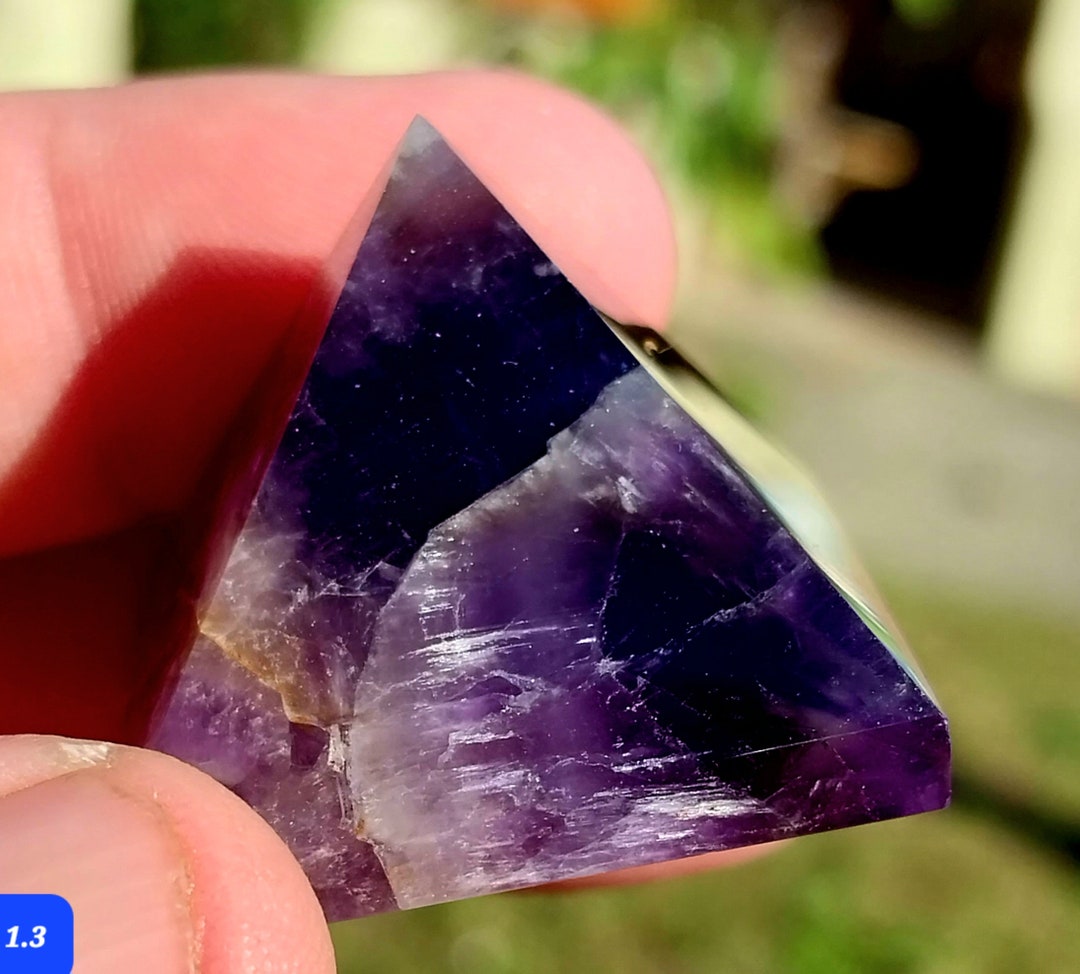 Fantastic Purple Amythest Pyramid Amythest Freeform. Amythest Pyramid ...