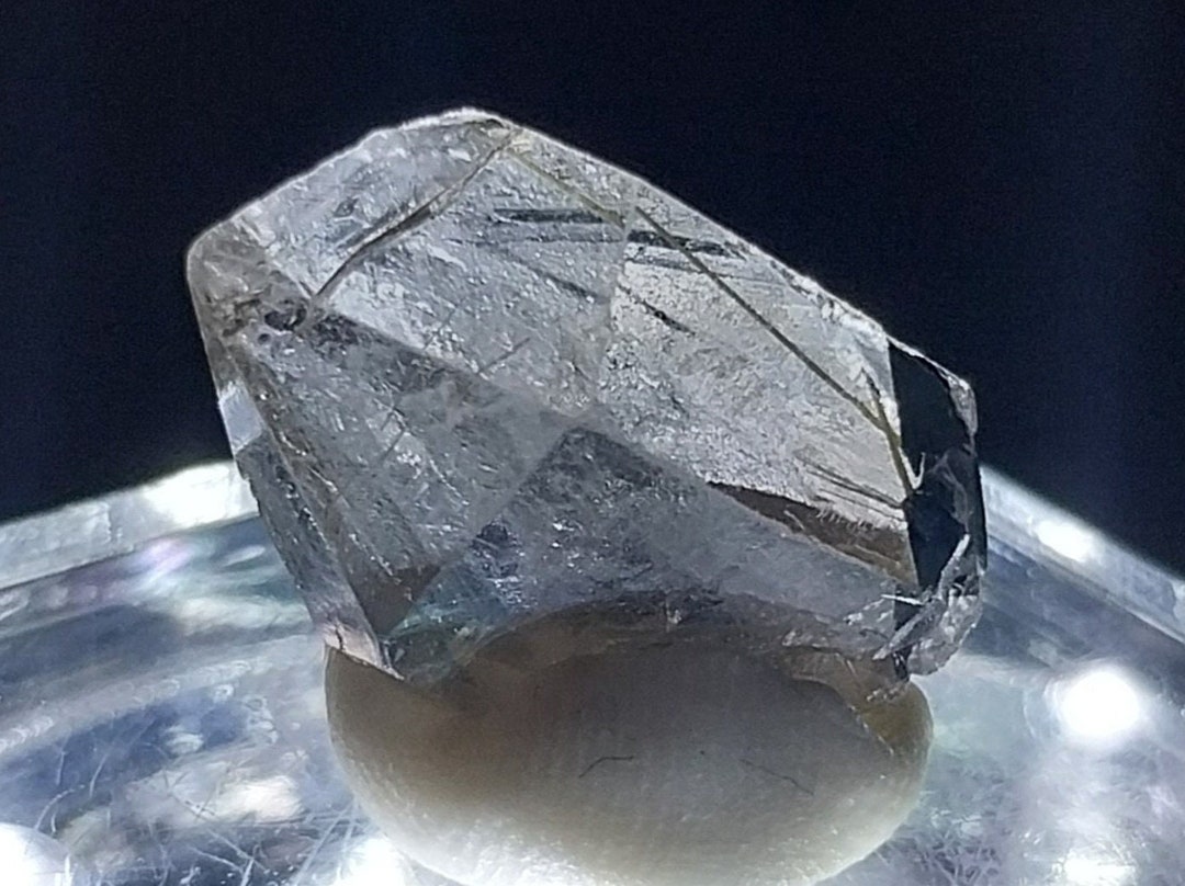 Beautiful Golden Rutile Quartz With Galena Point Specimen Gold Rutile ...