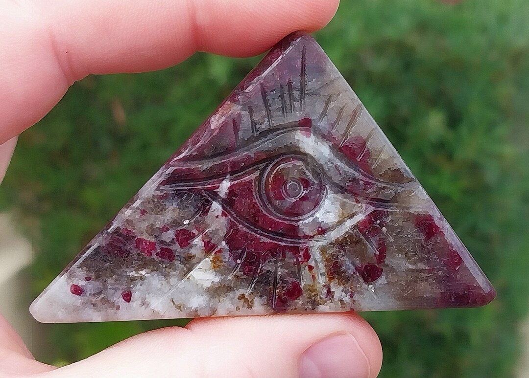 Unique Pink Tourmaline and Mica Eye Slab. All Seeing Eye. Pink - Etsy