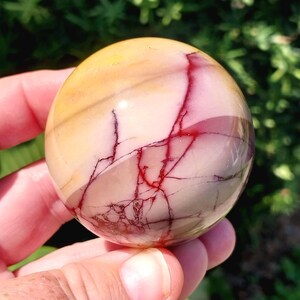 54 Mm Vibrant Mookaite Sphere! Mookaite Sphere. Mookaite Crystal Sphere ...