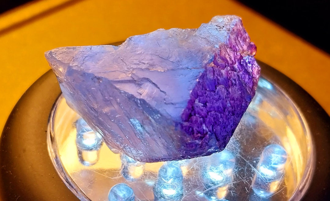 Stunning Octahedral Blue and Purple Fluorite. Natural Fluorite ...