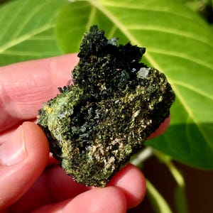 Epidote Spectrolite Forest Fairy Quartz Specimen! Epidote Specimen ...