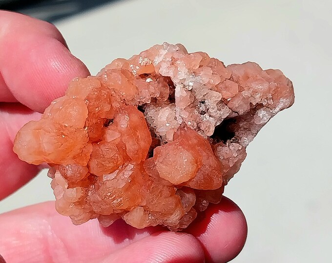 Colorful UV Reactive Pink Rose Skeletal Calcite From Madagascar! Pink ...