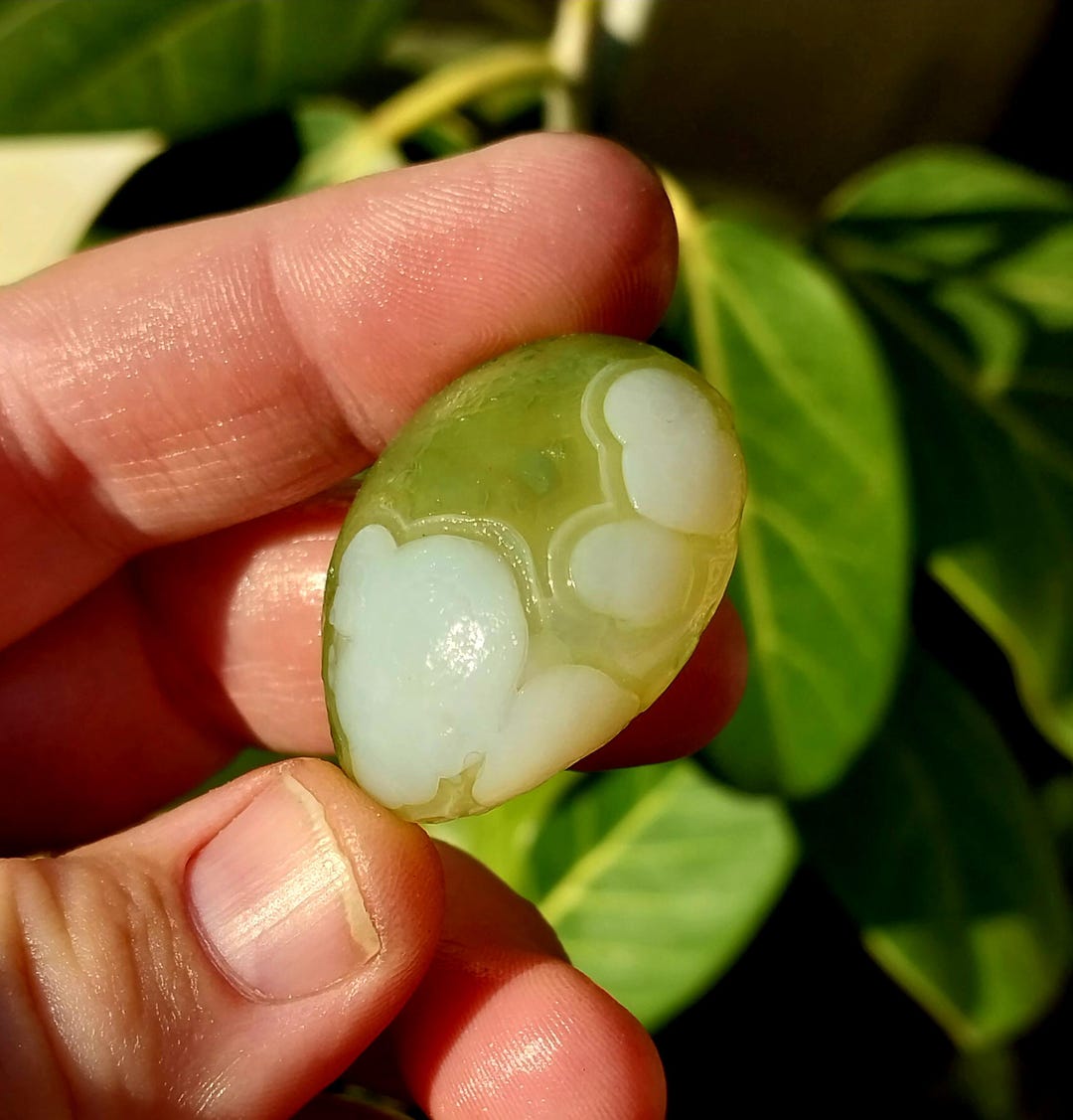 Marvelous Gobi Eye Agate Palmstone! Gobi Eye Agate Stone. Colorful Gobi ...