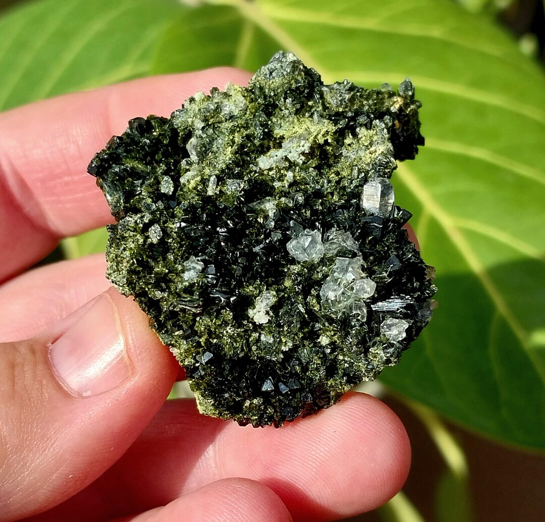 Epidote Spectrolite Forest Fairy Quartz Specimen! Epidote Specimen ...