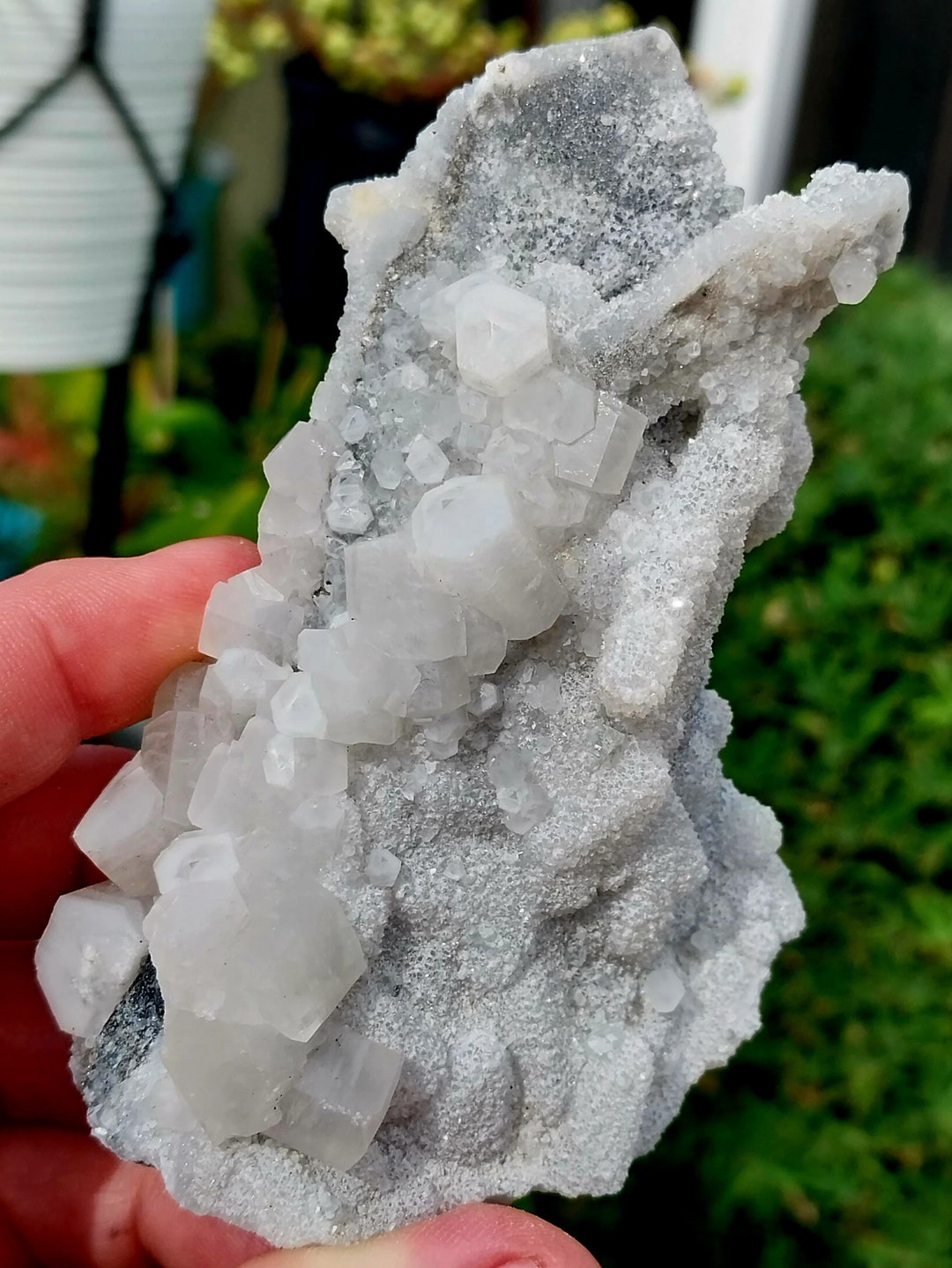 Highly UV Reactive Druzy Columnar Calcite Specimen. Fujian, China ...