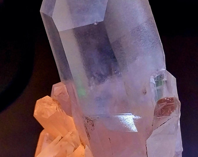 Large Pink Lithium Quartz Cluster Lithium Quartz. Quartz Cluster. Pink ...