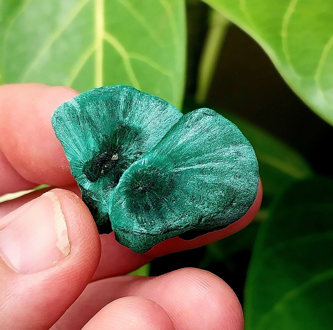 Pretty Deep Forrest Green Velvet Malachite Ball. Guangdong, China ...