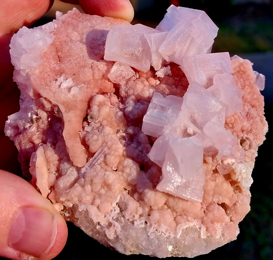 Vivid and Beautiful Pink Halite Specimen! Pink Halite. California ...