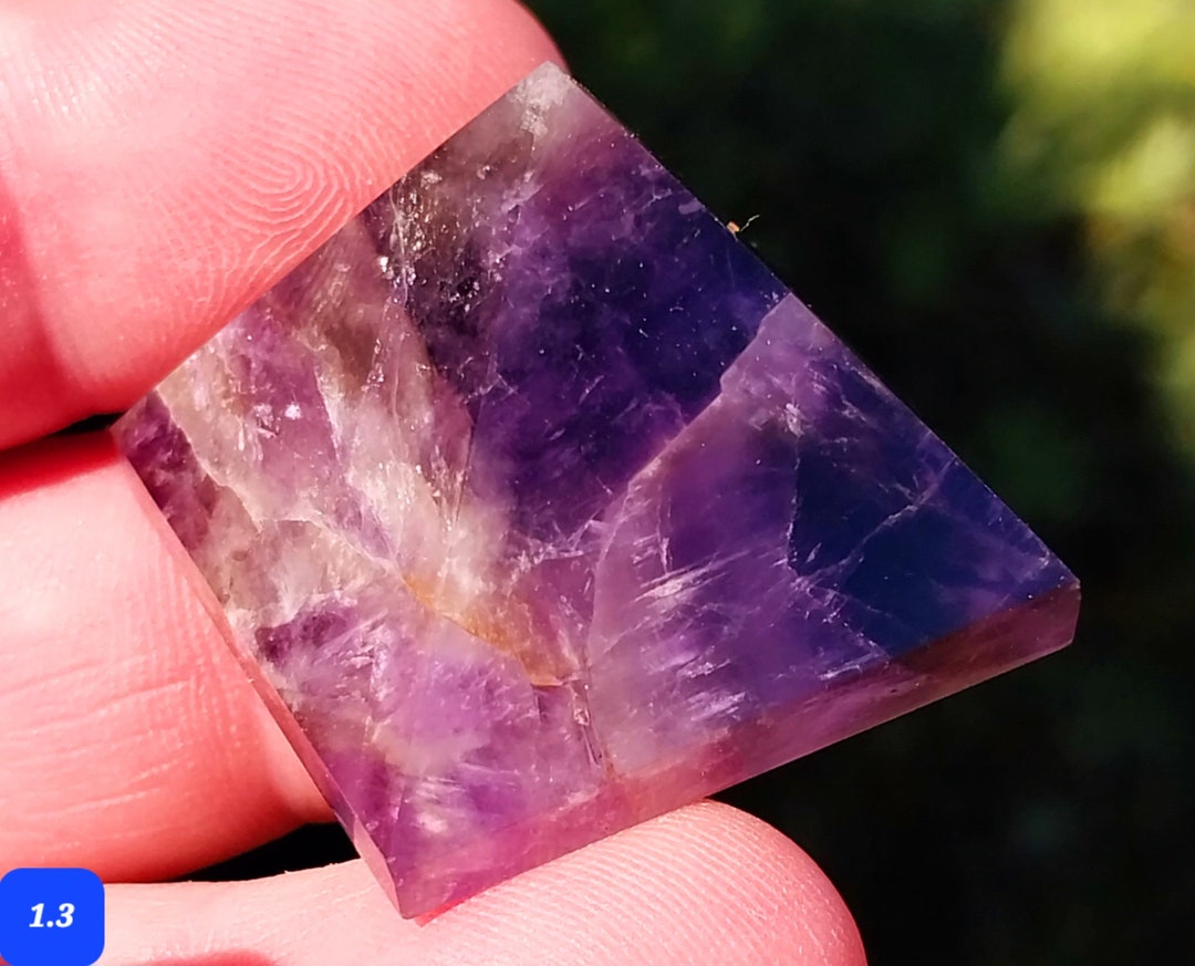 Fantastic Purple Amythest Pyramid Amythest Freeform. Amythest - Etsy