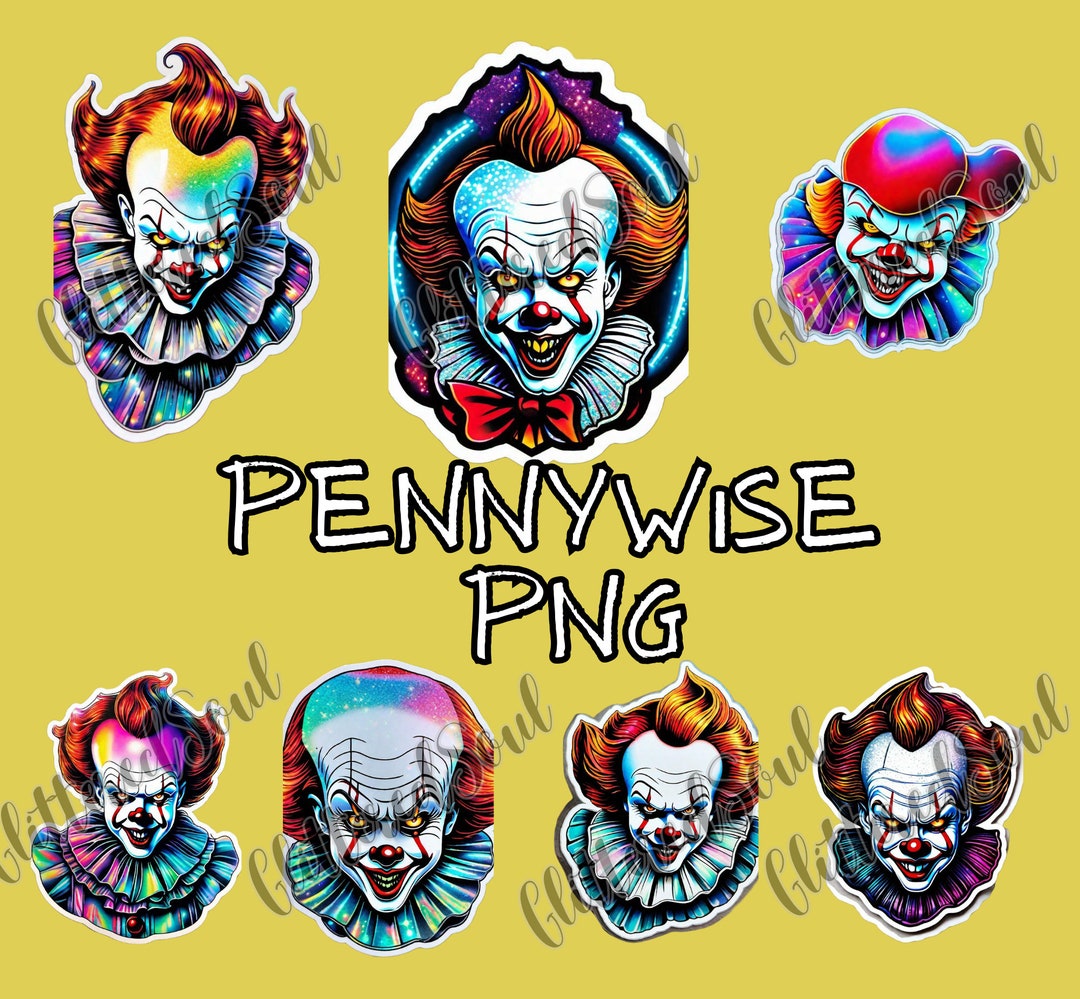 Pennywise IT Sublimation Png - Etsy