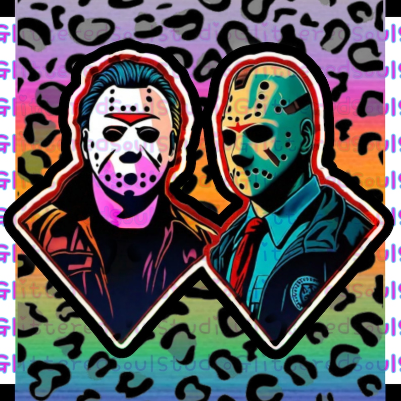 Michael Myers and Jason Voorhees PNG - Etsy Australia