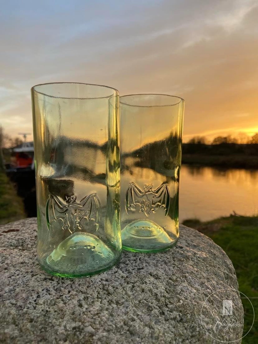 Bacardi Rum Drinking Glass Eco Friendly Glass rum Cocktail Mixers home ...