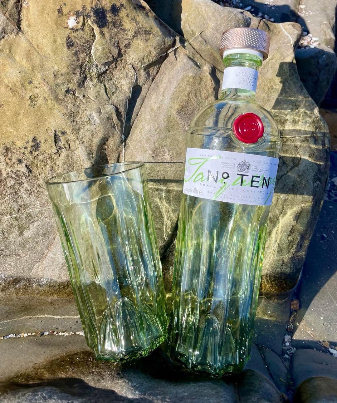 Tanqueray No:10 Gin Glass|tall Gin Glass |repurposed Drinking Glass|gin ...