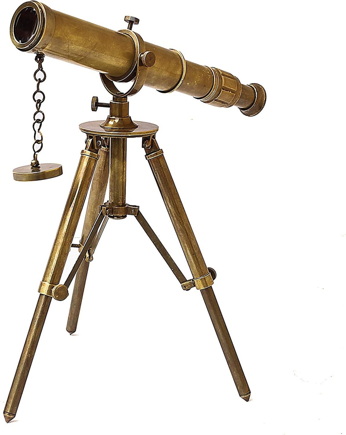 Personalized Antique Telescope, Engraved Telescope With Tripod ...
