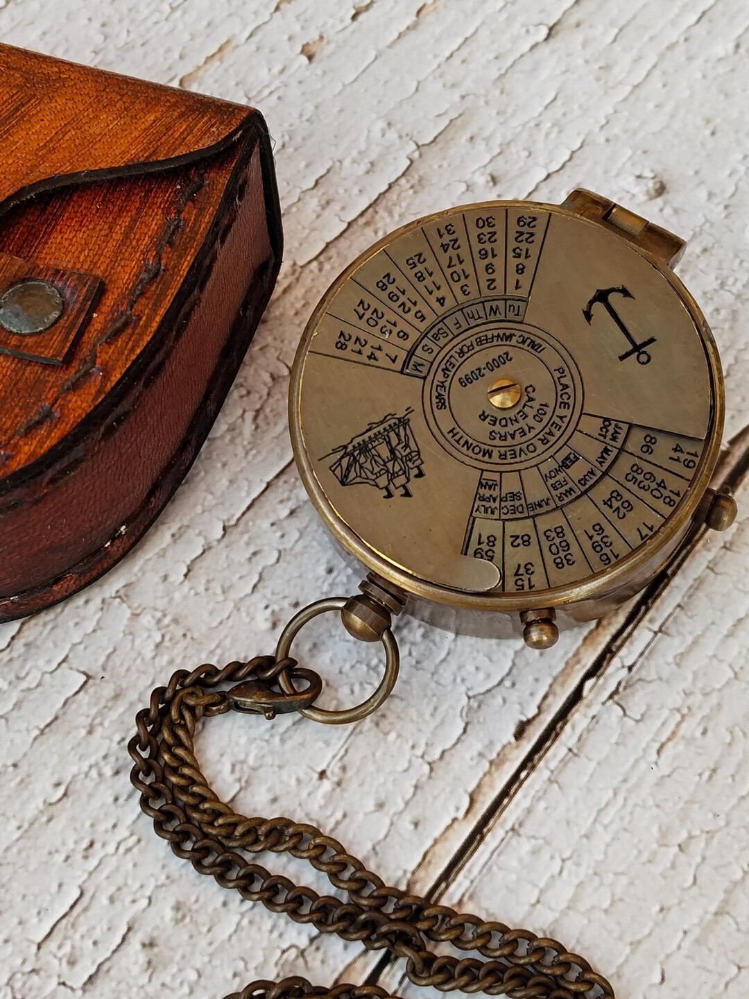 Personalized off Grid Calendar 100 Year Perpetual Cycle Compass, Gift ...