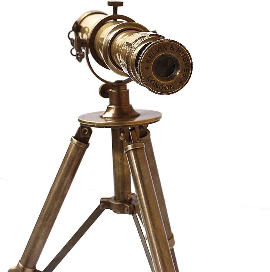 Personalized Antique Telescope, Engraved Telescope With Tripod ...