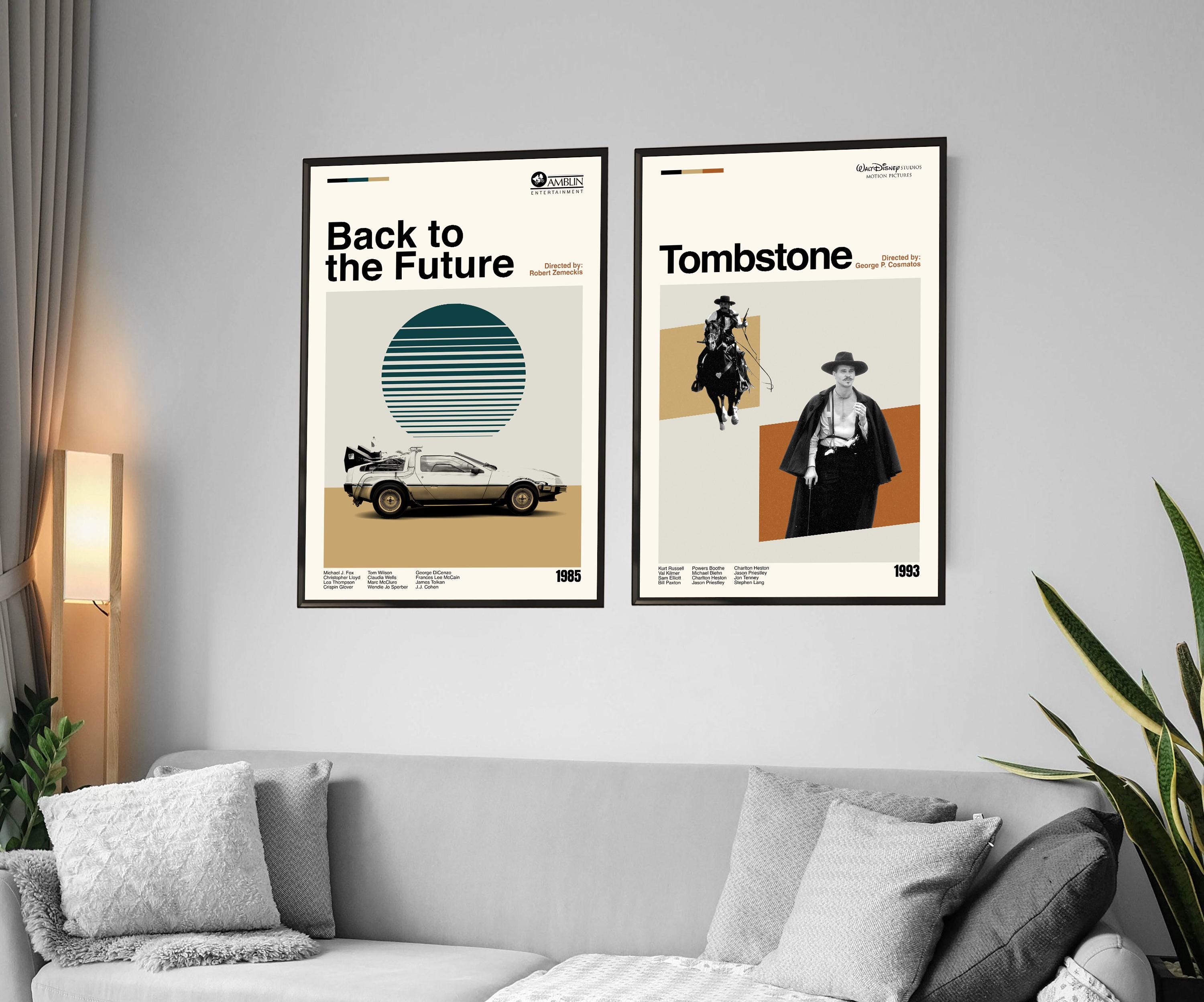 Tombstone Movie Poster, Tombstone Print, Retro Poster, Mid Century ...