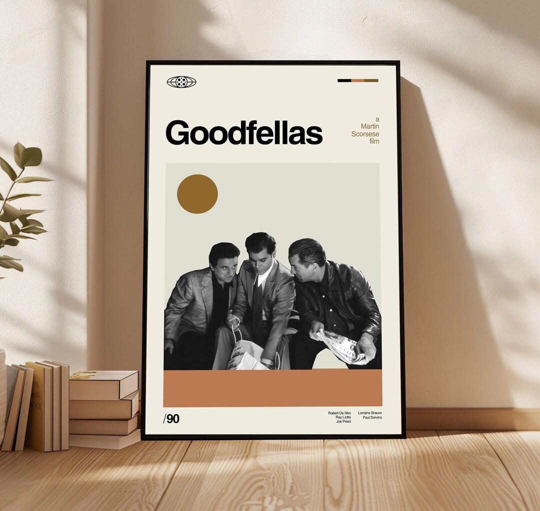 Goodfellas Poster, Martin Scorsese Poster, Mid Century Modern Art ...