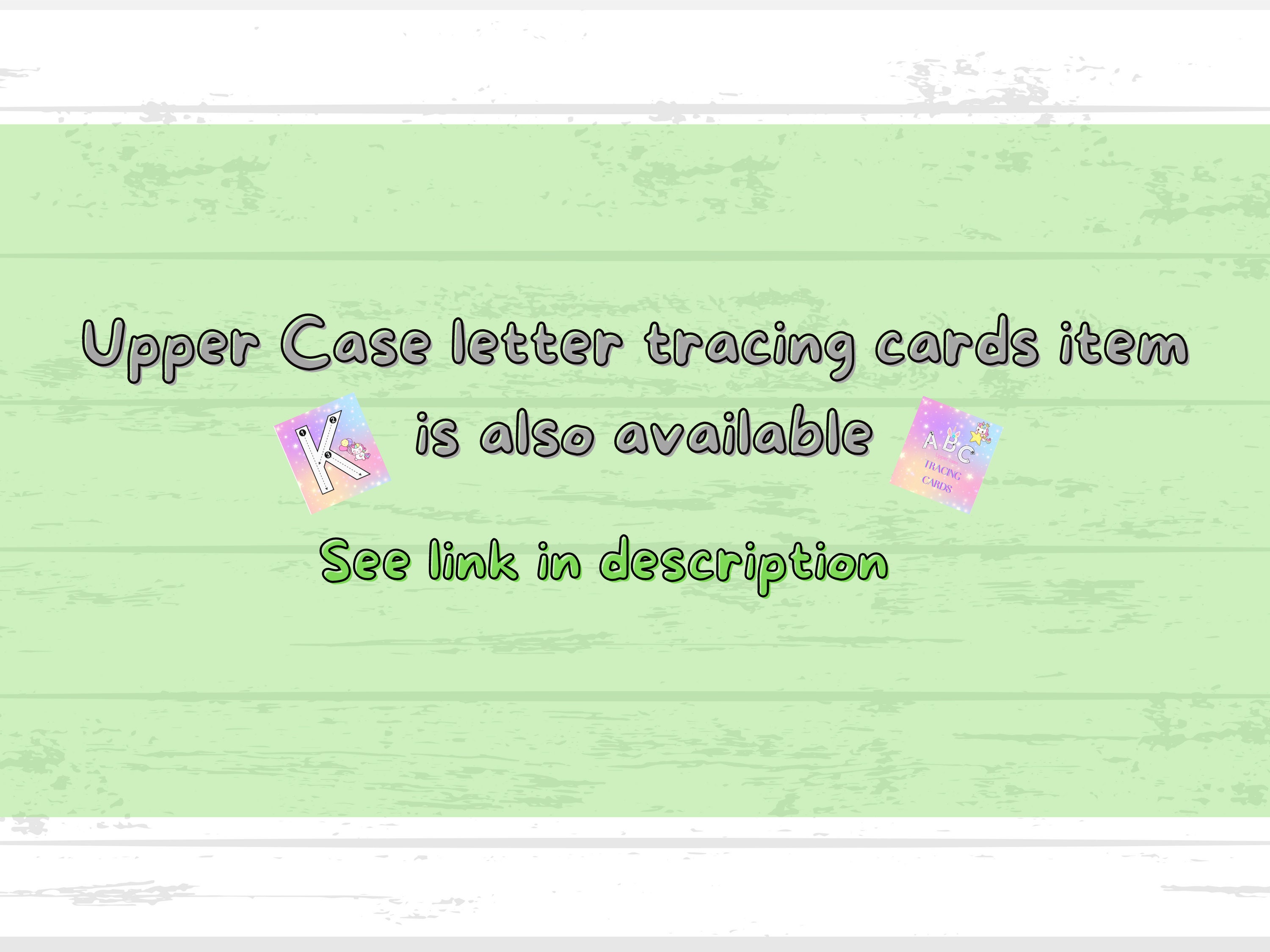 Unicorn Tracing Cards ABC Tracing Cards Alphabet Flash - Etsy