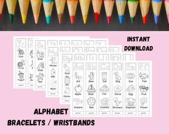 Teaching Resource, Letter of the Day, Alphabet Bracelets, ABC Activity ...