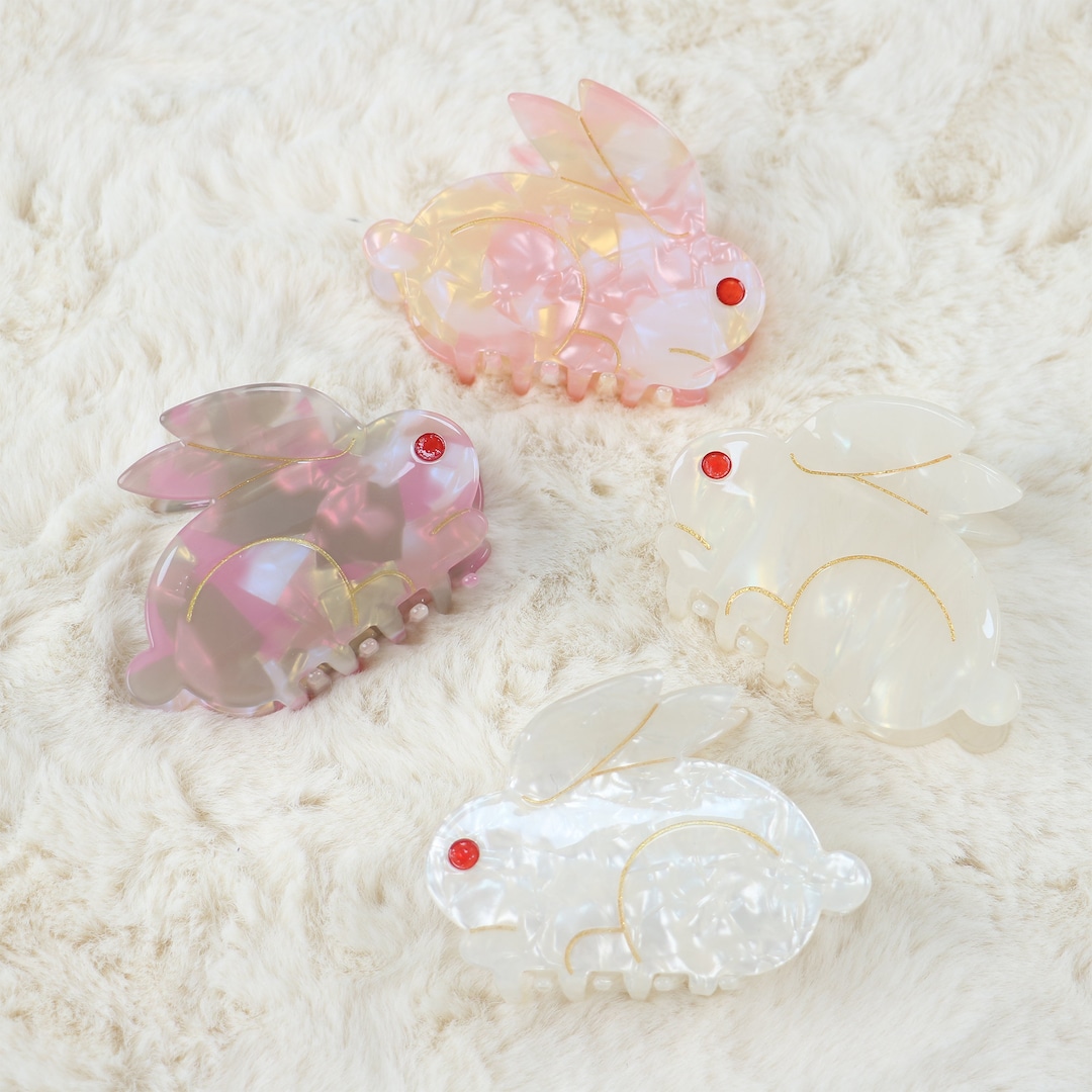 Cute Rabbit Series Hair Claw,acetate Rabbit Hair Claw,bunny Hair Clip ...