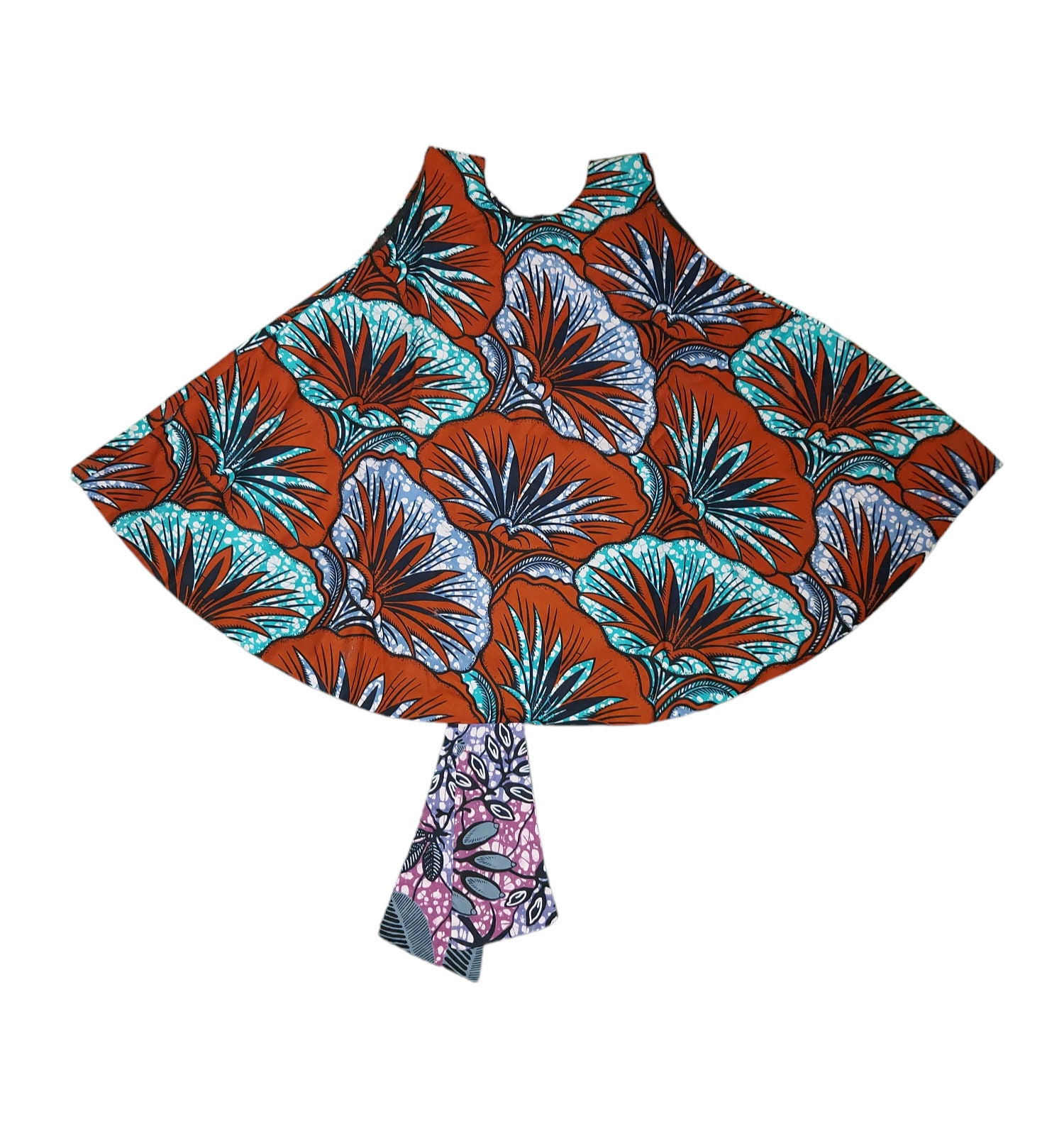 African Print Umbrella Dress for Girls - Etsy