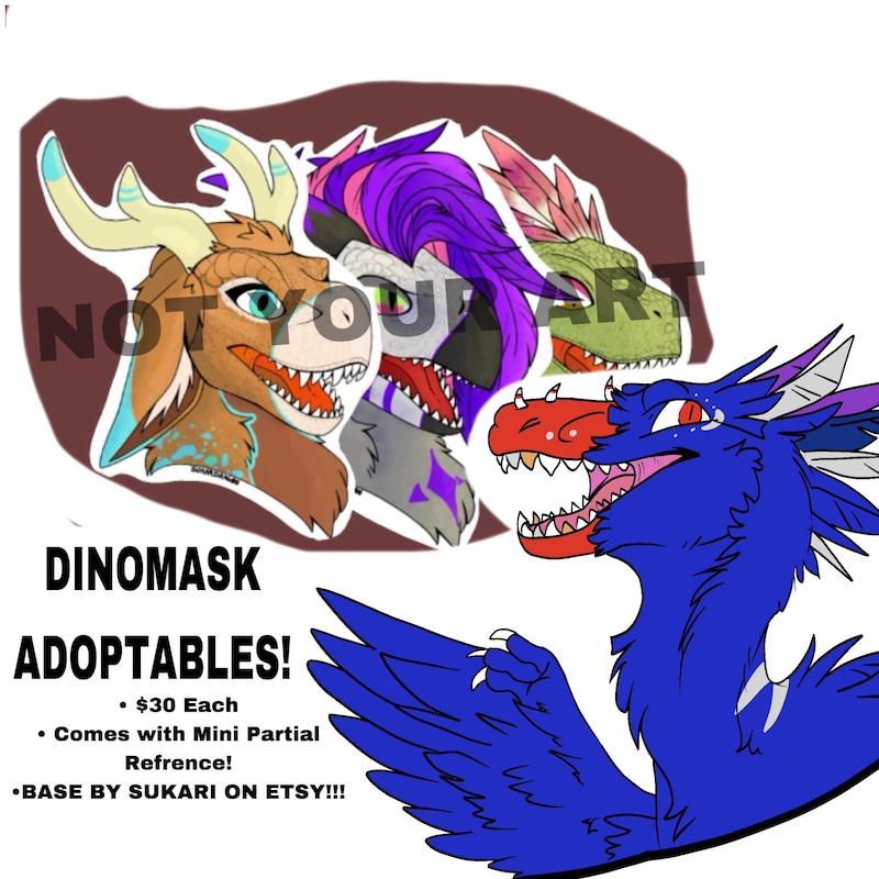 Dinomask - Etsy