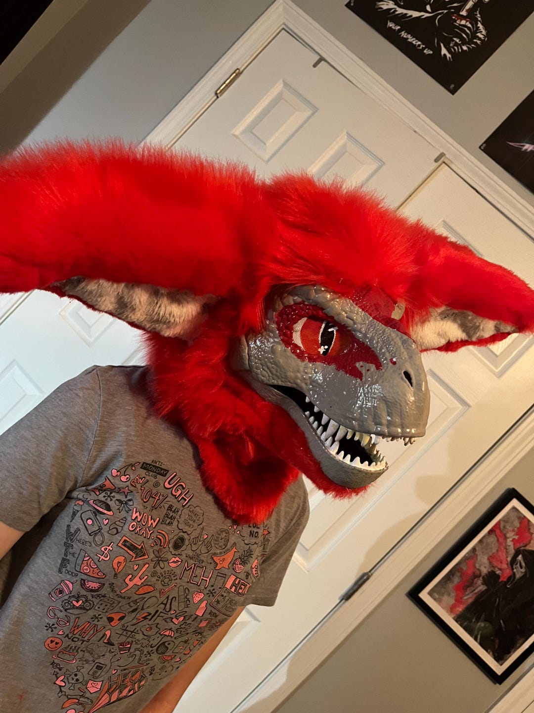 Dino Mask Fursuit Premade - Etsy