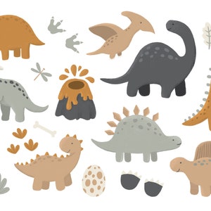 Cute Dinosaur Clipart, Jurassic World PNG Set (digital Download) - Etsy
