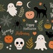 Cute Halloween Elements Png/halloween Kids Clipart/digital Download ...