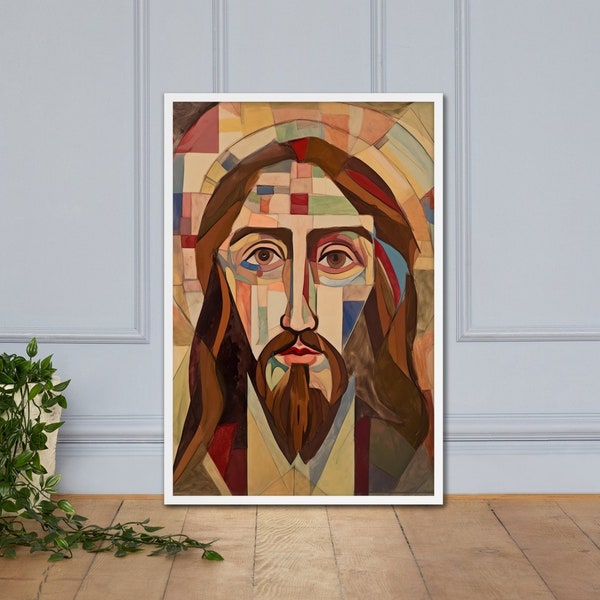 Jesus Abstract Wall Art - Etsy