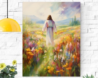Jesus Loves the Little Children Print Wall Art, Christian Bible Songs ...