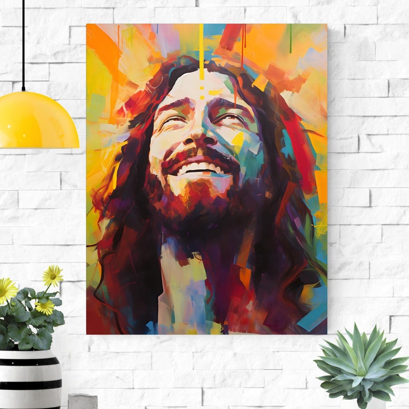 Drawings of Jesus Laughing - Etsy