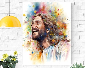 Jesus Walking on Water, Jesus Painting, Jesus Picture, Jesus Art ...