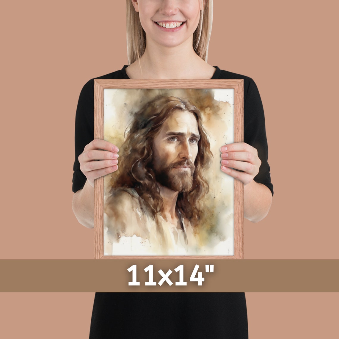 The Savior Jesus Framed Christian Wall Art Jesus Wall Art Bible Art ...