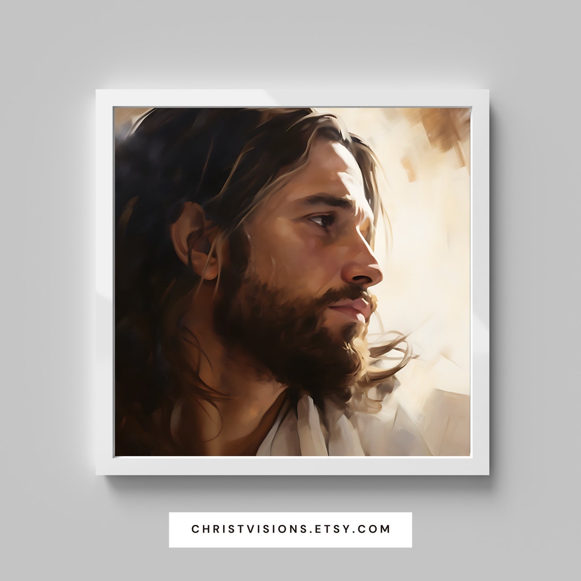 Profile Picture of Jesus Printable Christian Art Jesus Art Profile ...