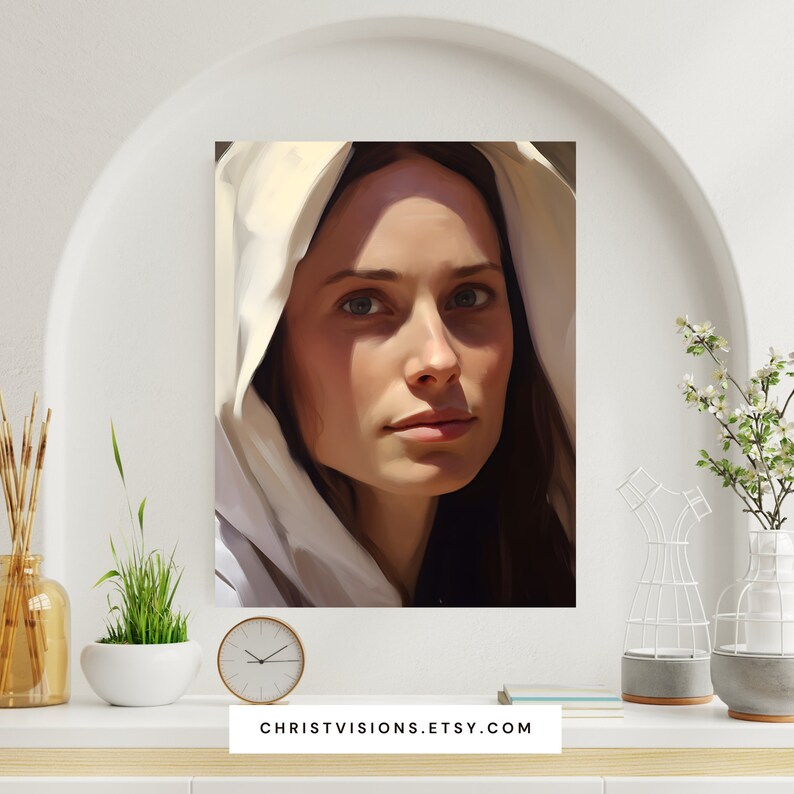 Blessed Virgin Mary Printable Catholic Art Virgin Mary Art Virgin Mary ...