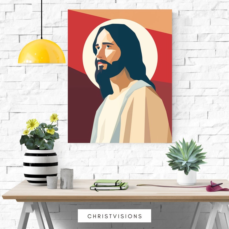 Jesus Christ - Printable Bible Art | Sunday School Art | Christian ...
