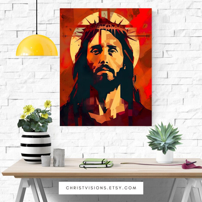 Jesus Digital Art Jesus Printable Art Christian Printables - Etsy