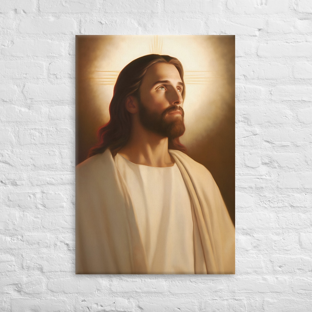 Traditional Catholic Jesus Christ Art Print on Premium Canvas ...