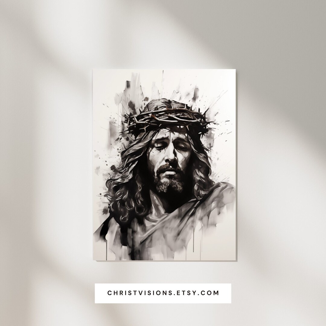 Christ's Passion Digital Christian Printable Art | Printable Jesus Art ...