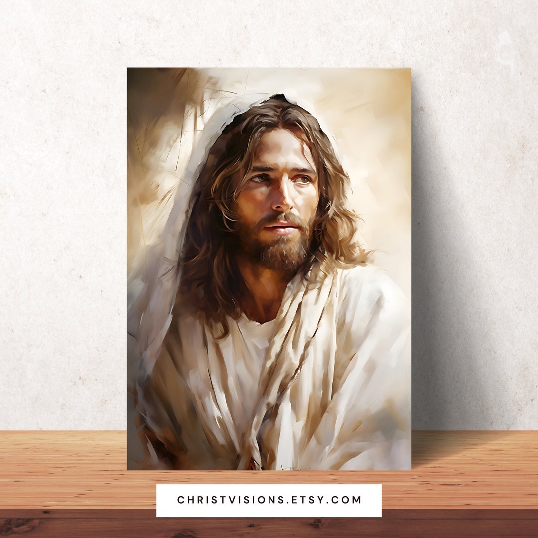 Jesus Portrait Digital Art | Jesus Art Print | Jesus Print | Jesus ...